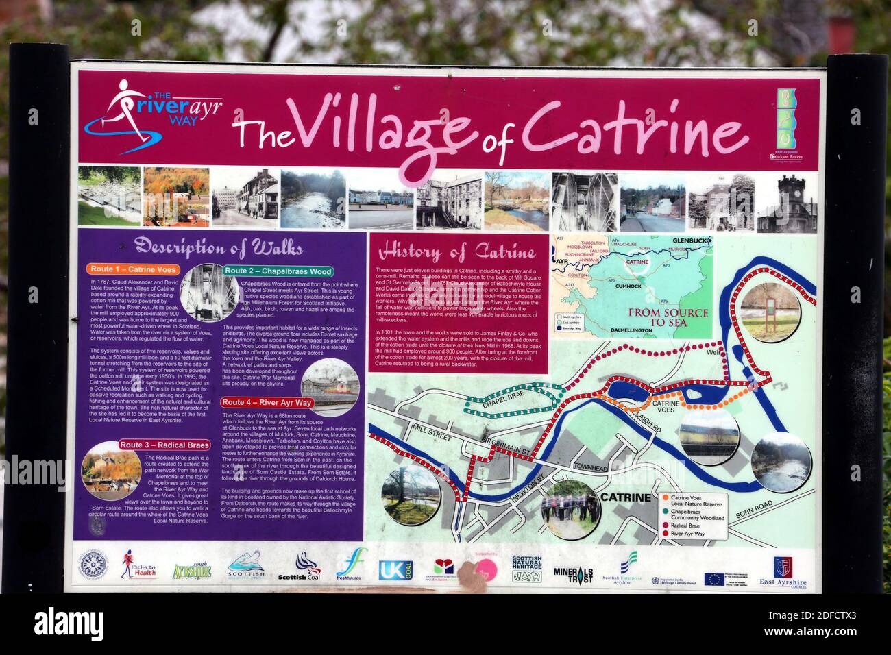 Catrine village hi-res stock photography and images - Alamy