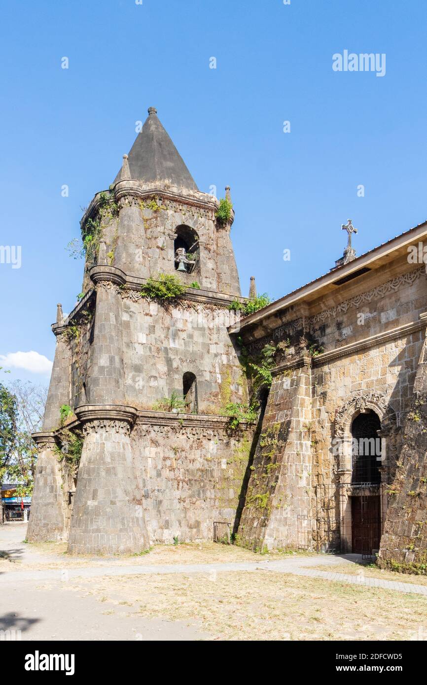 Belfry of Miag-ao Church in Iloilo province, Philippines Stock Photo ...