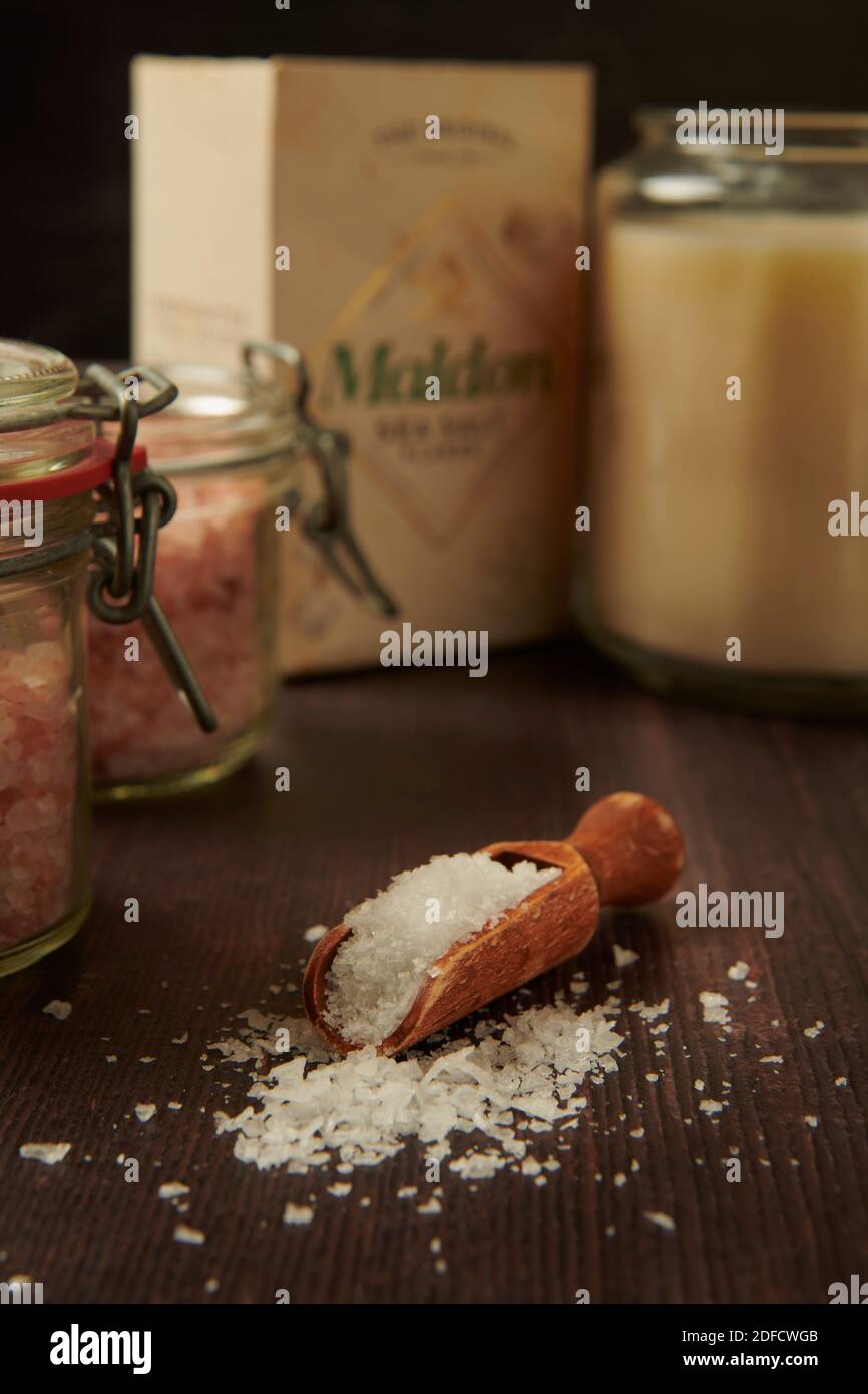 Maldon sea salt hi-res stock photography and images - Alamy