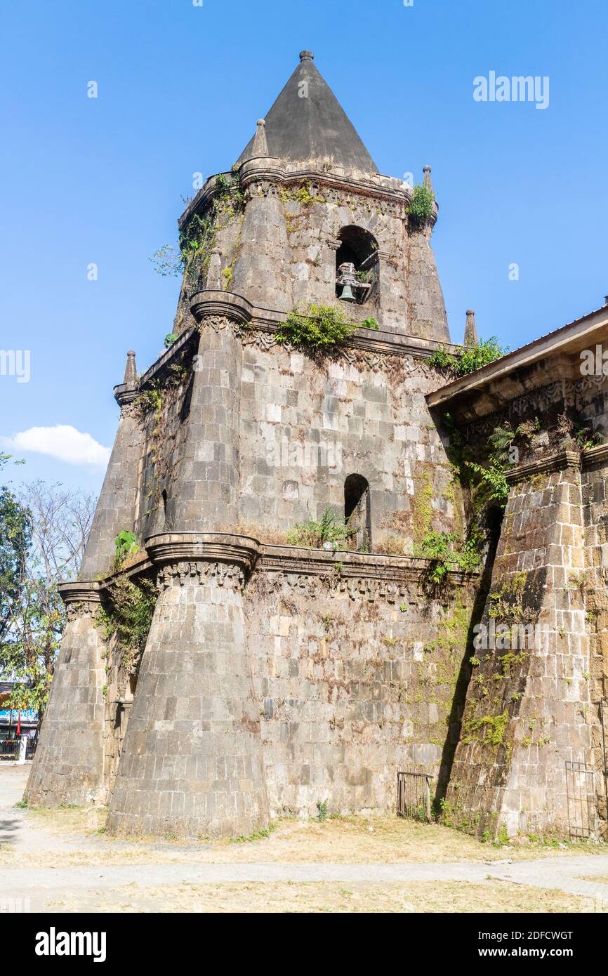 Belfry of Miag-ao Church in Iloilo province, Philippines Stock Photo ...