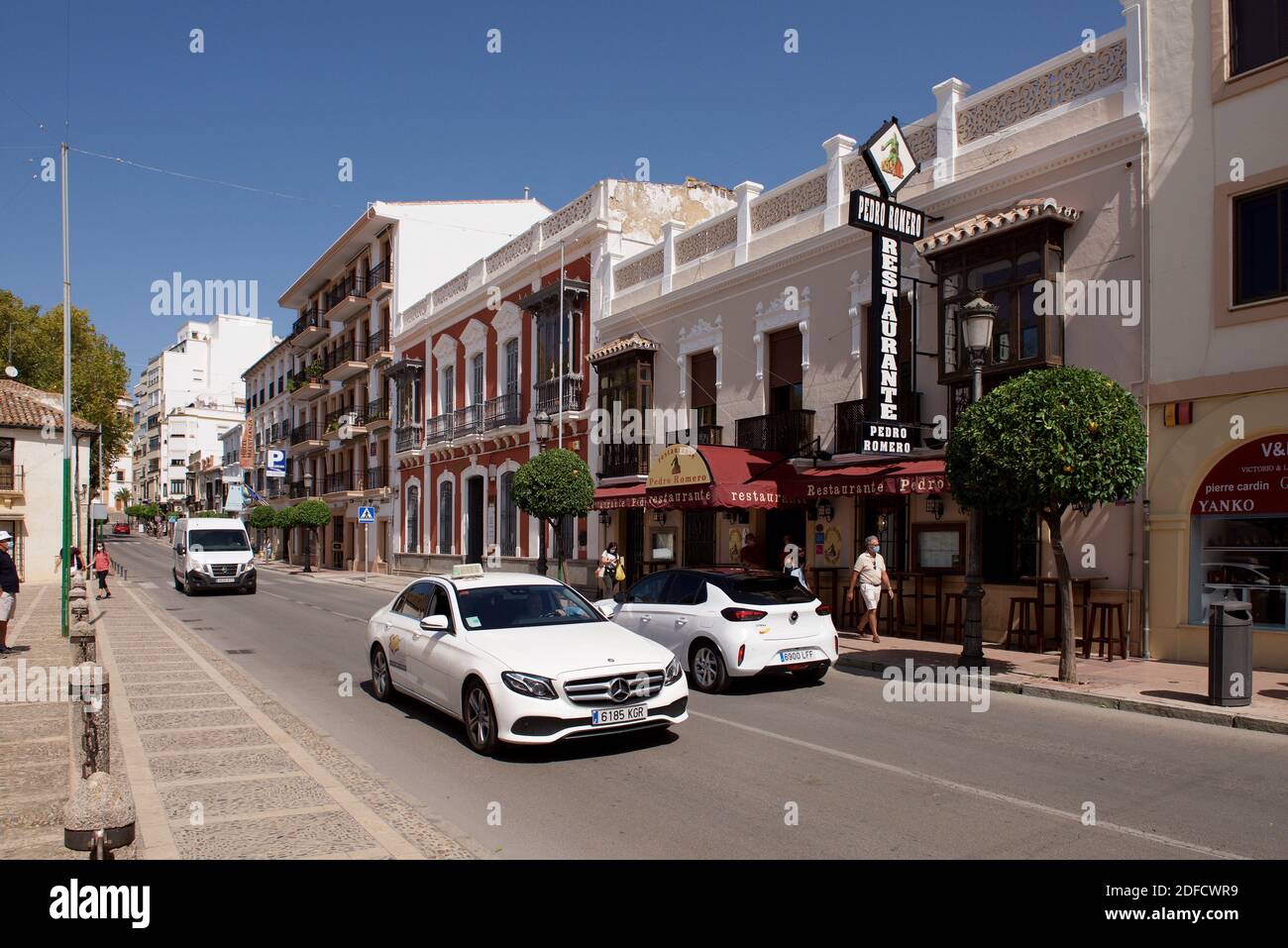 Street in Ronda, Spain Stock Photo - Alamy