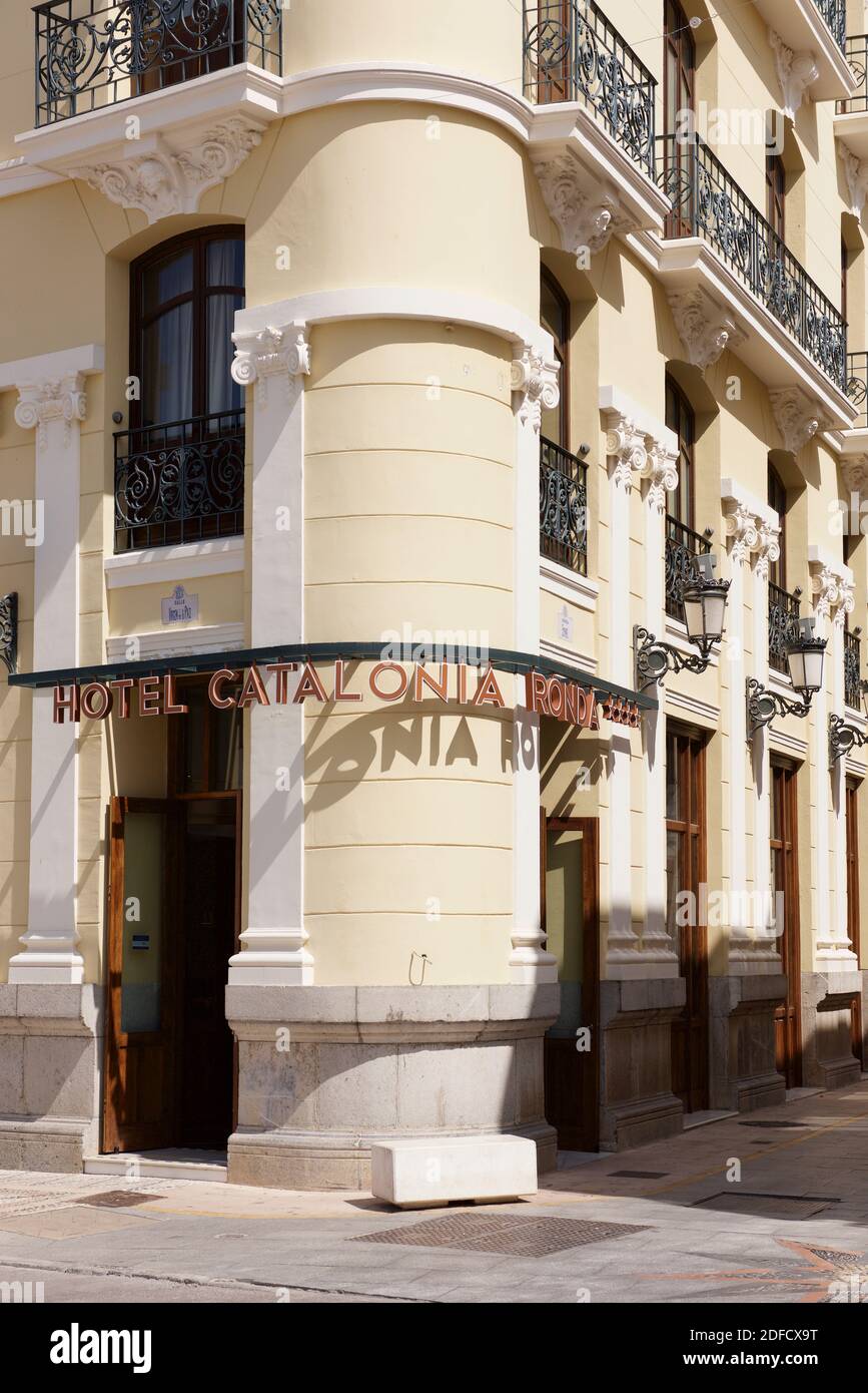 Hotel Catalonia Ronda, Spain Stock Photo - Alamy