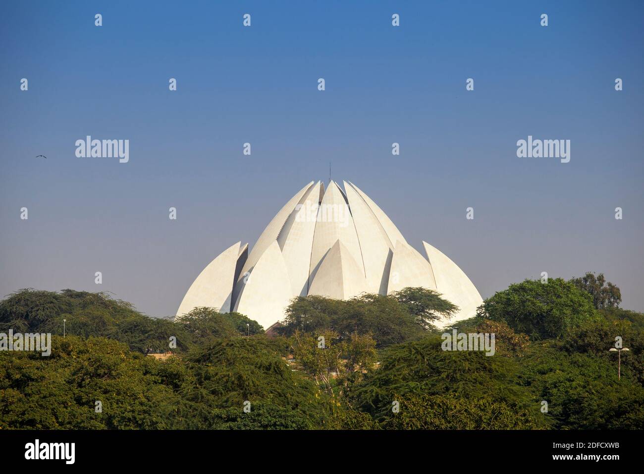 India, Delhi, New Delhi, Bahai House of Worship know as the The Lotus ...