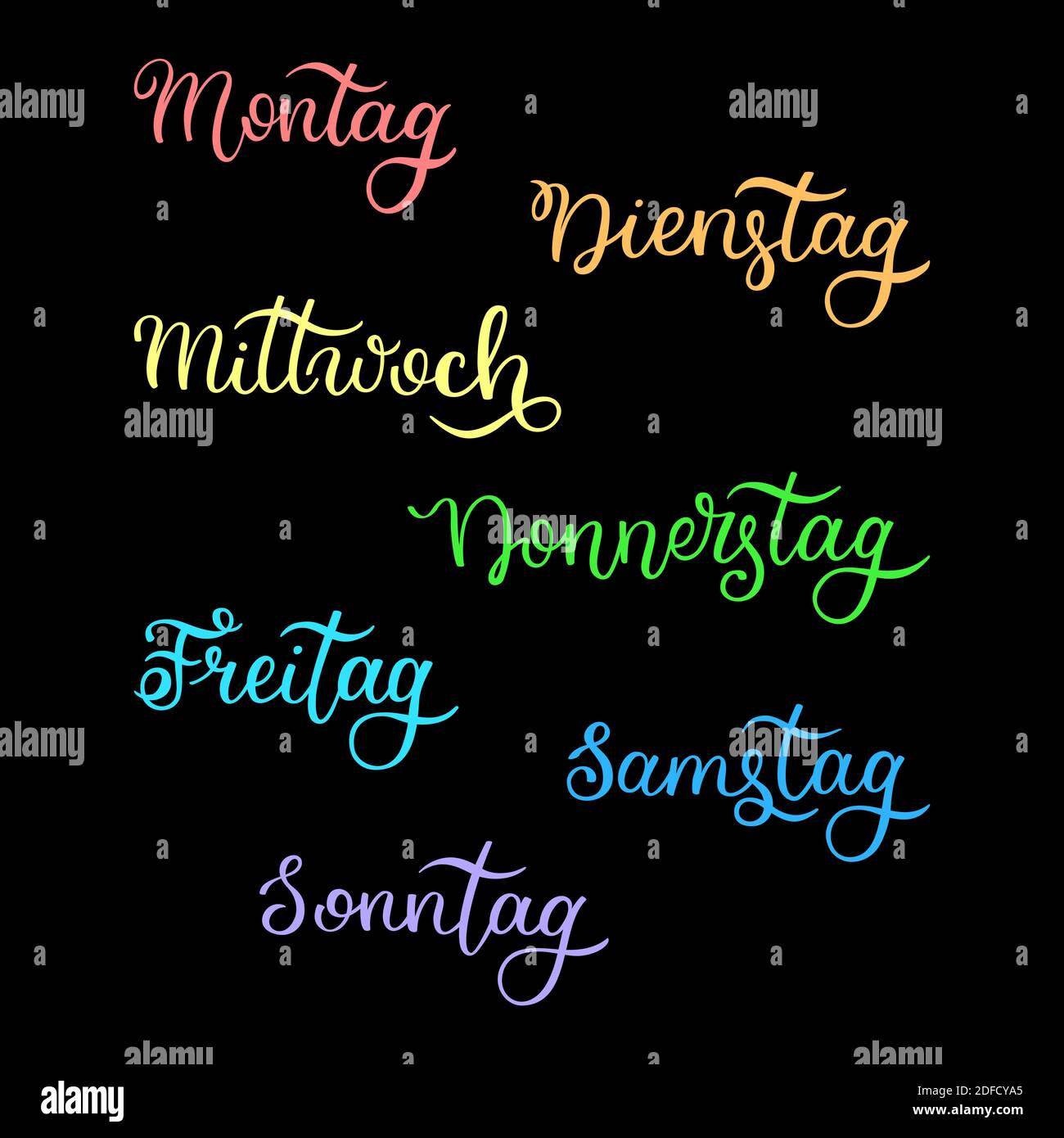 Diary writing saturday sunday Stock Vector Images - Alamy