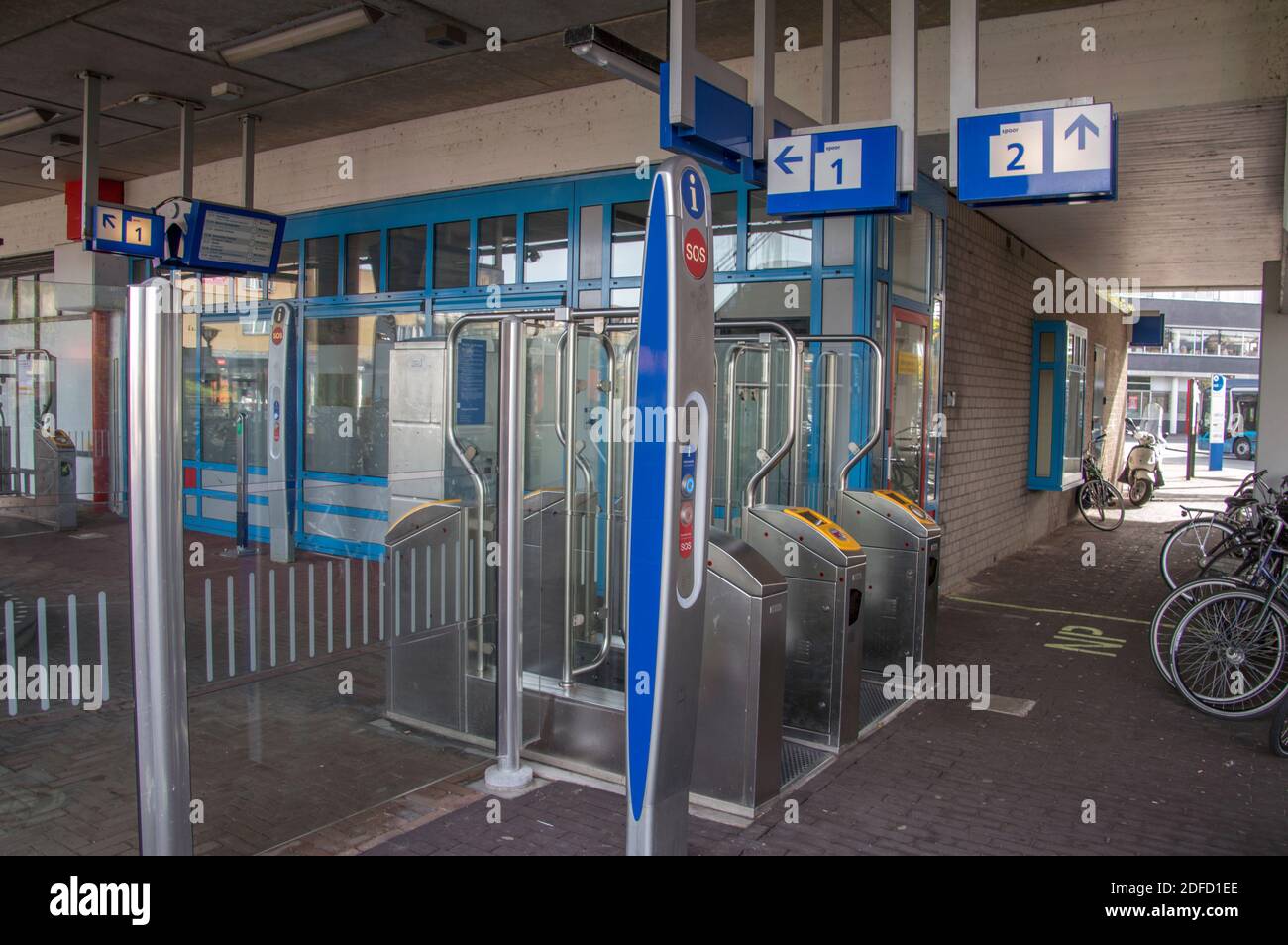 Check In Check Out Gate At Almere Buiten The Netherlands 2018 Stock ...