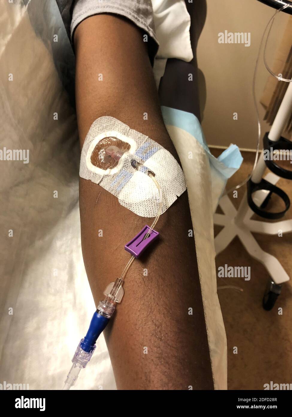 May 21, 2018 ? A healthy volunteer receives an intravenous infusion of ...