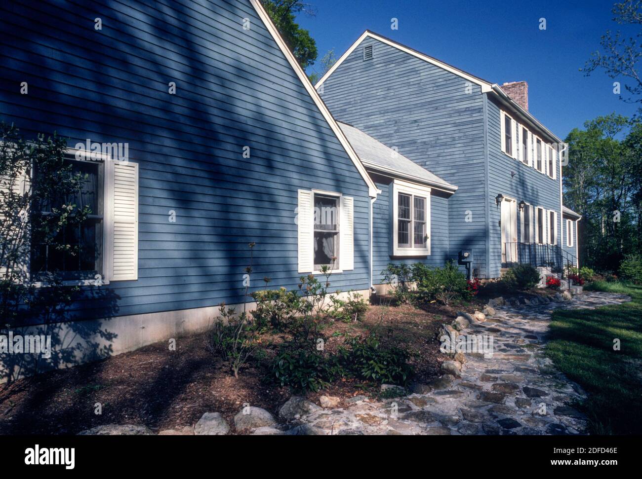 Large sprawling house in rural Connecticut, USA Stock Photo - Alamy