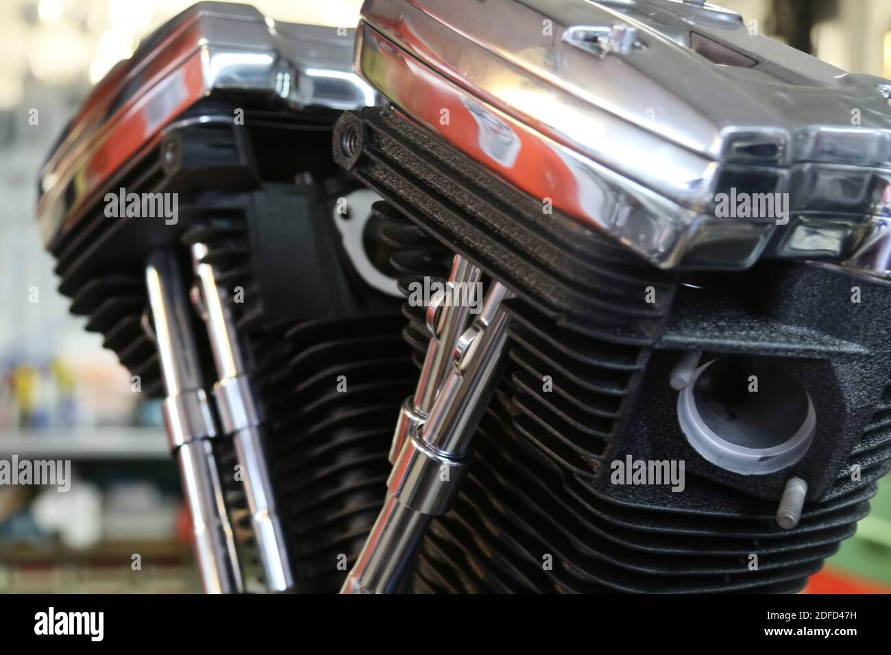 detail of motorcycle engine Stock Photo - Alamy