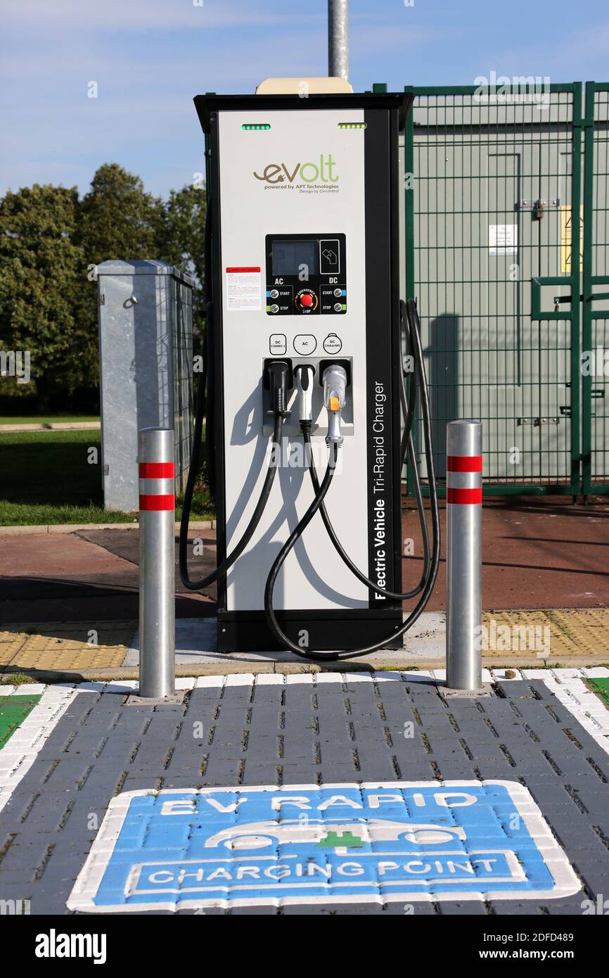 Electric Vehicle Charging station Kilmarnock, East Ayrshire, Scotland ...
