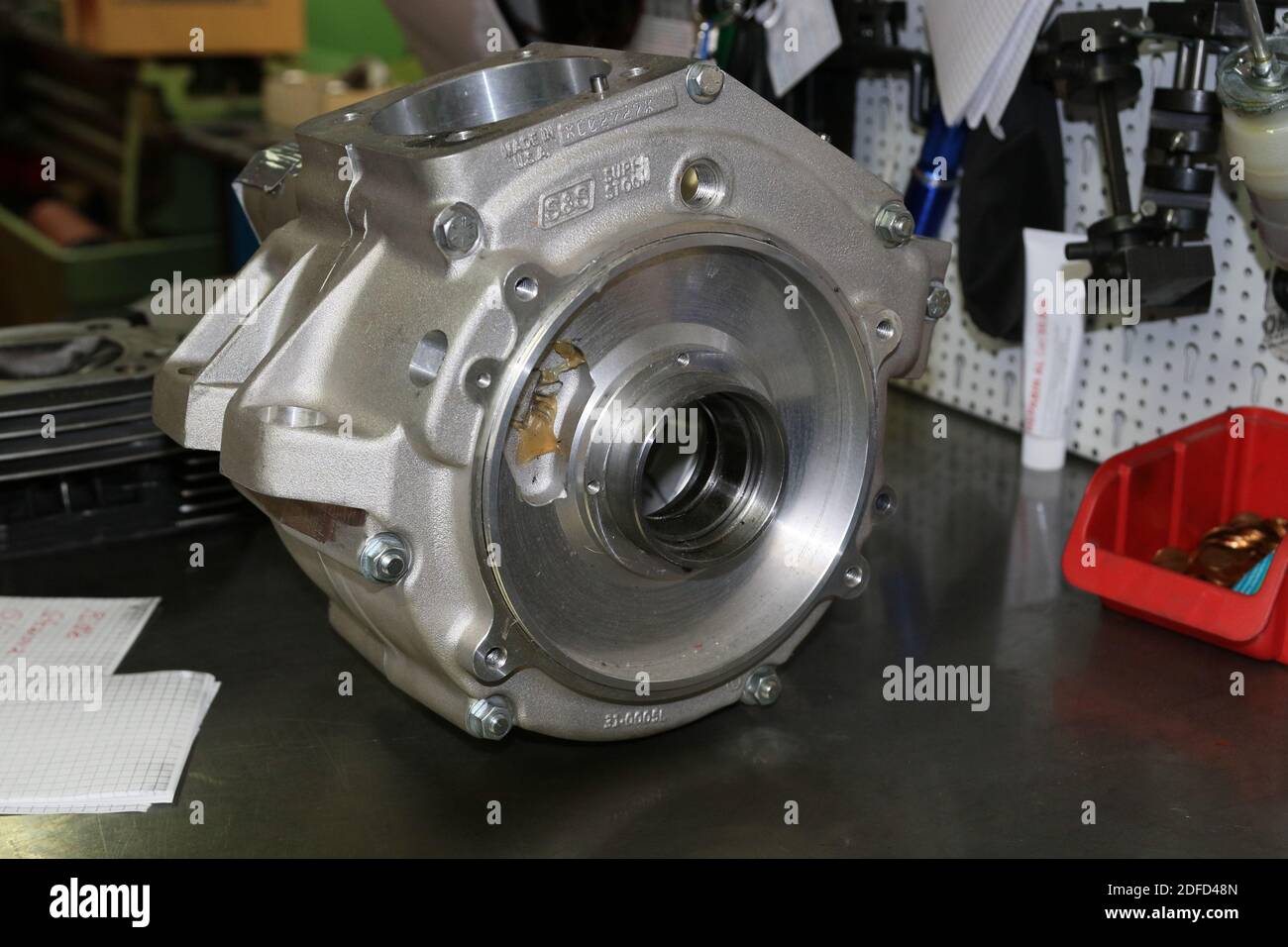 detail of motorcycle engine Stock Photo - Alamy