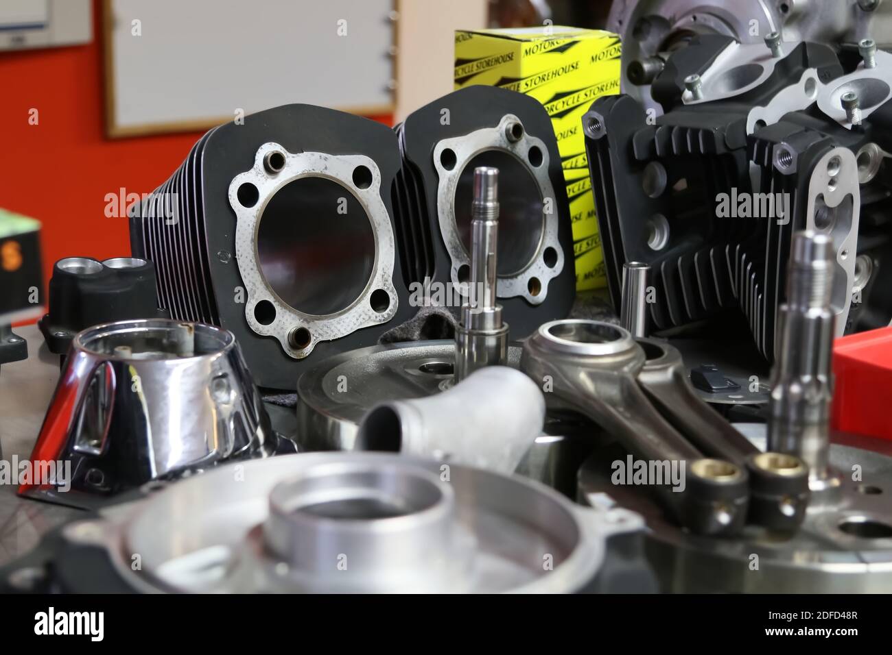 Twin cylinder motorcycle hi-res stock photography and images - Alamy