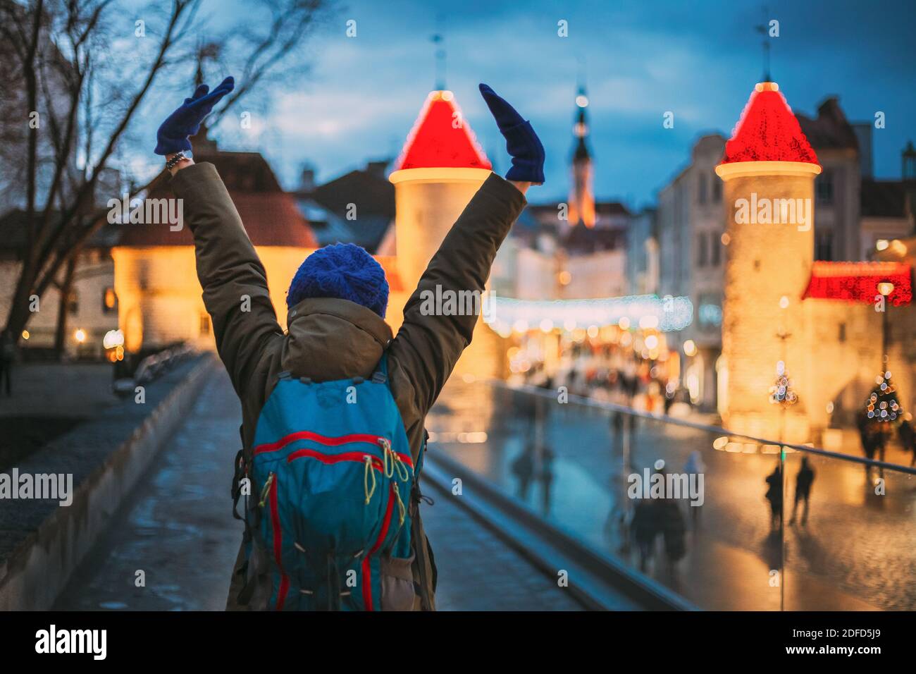 Tallinn young tourist hi-res stock photography and images - Alamy