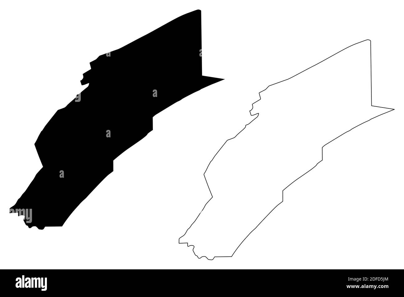 Mifflin county map Black and White Stock Photos & Images - Alamy