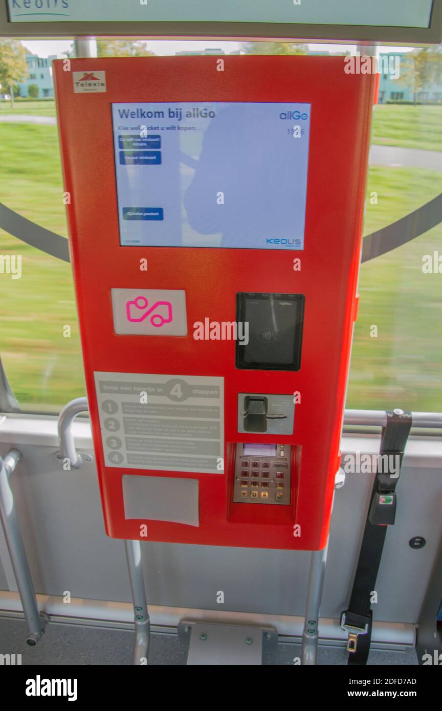 Inside An Allgo Bus At Almere The Netherlands 2018 Stock Photo - Alamy