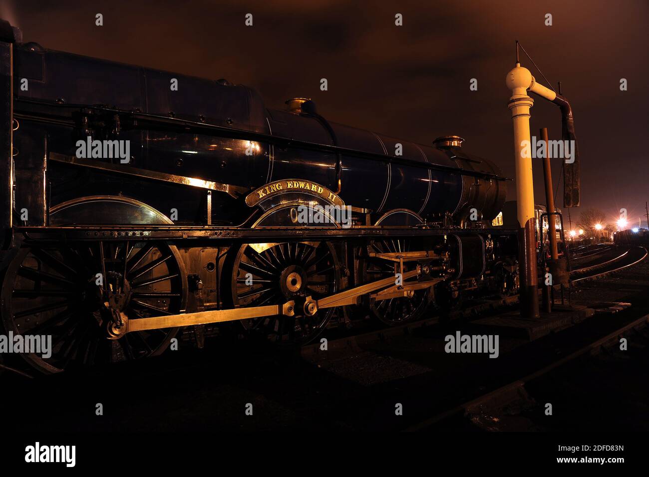 "King Edward II" on shed at Didcot Stock Photo - Alamy