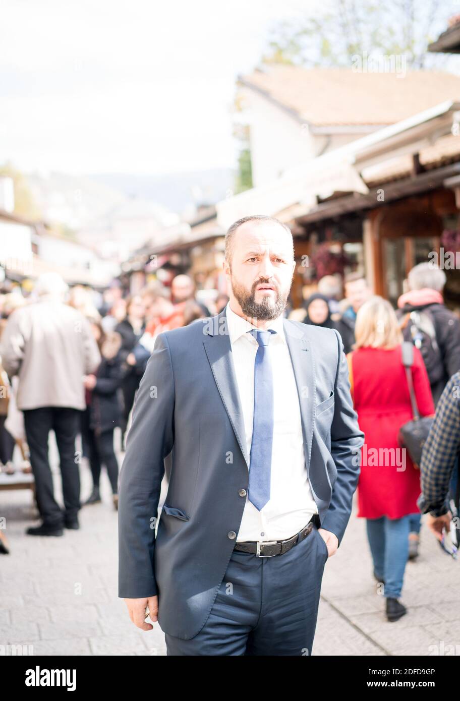 Man on street Stock Photo - Alamy