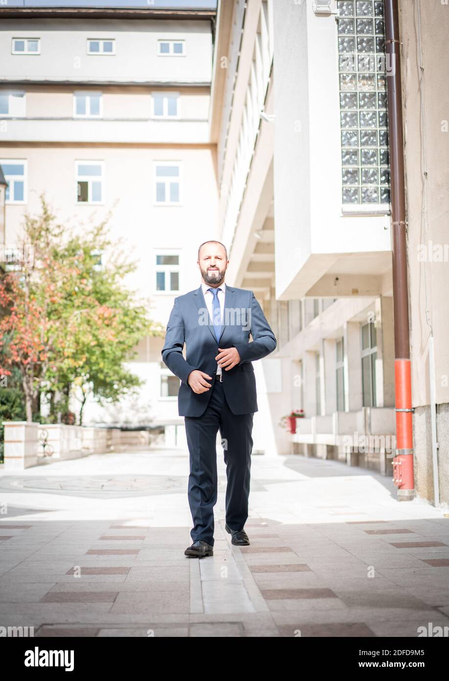 Man on street Stock Photo - Alamy