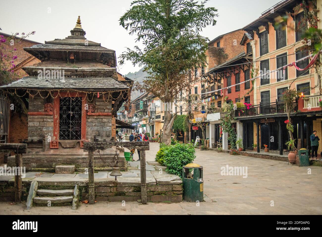 Daily life in Bandipur, Nepal Stock Photo - Alamy