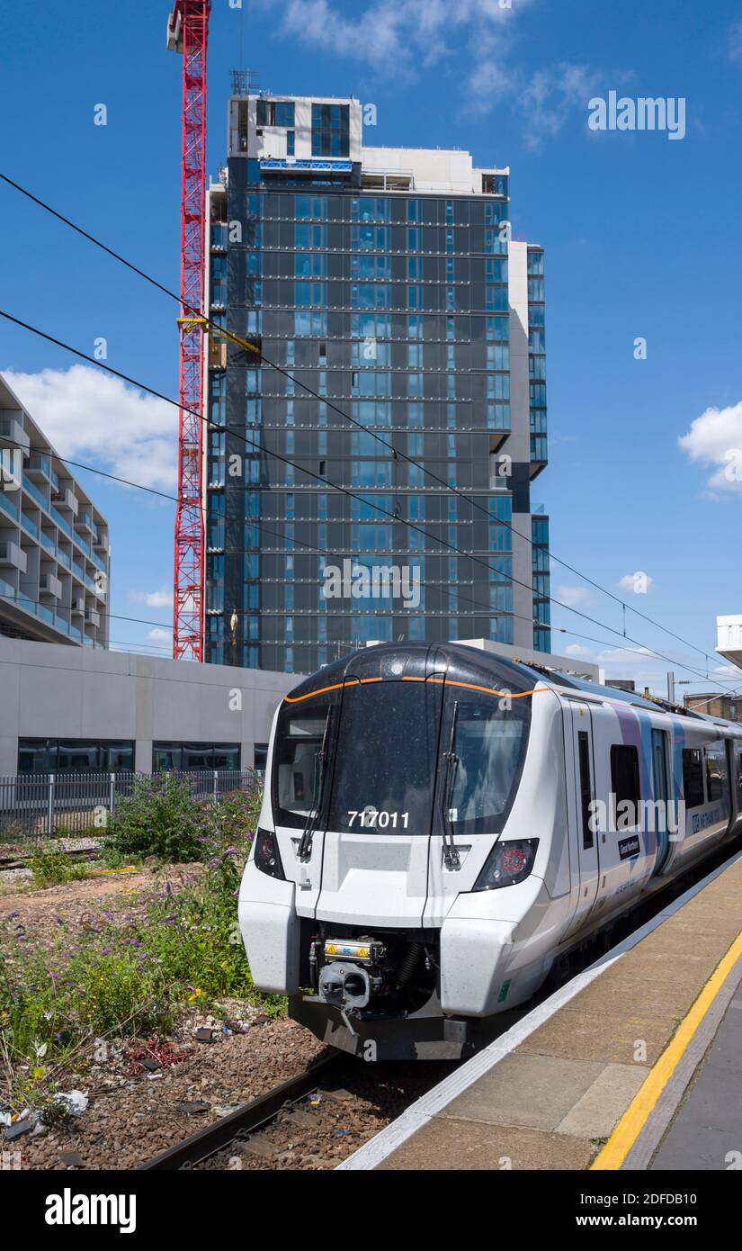 Class 717 Desiro City train in Great Northern livery at a station on ...