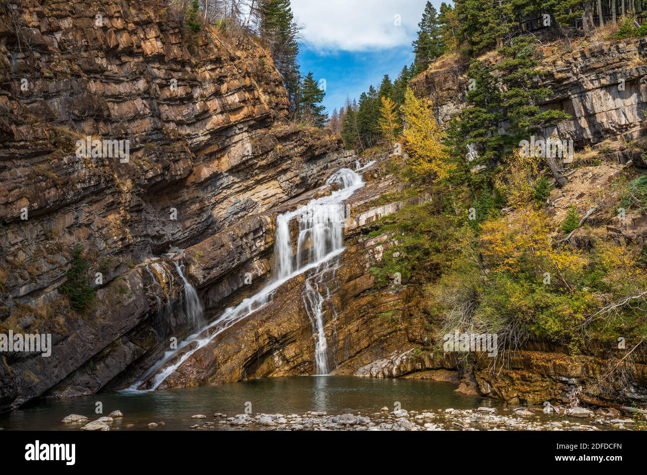 Canada national park waterfall hi-res stock photography and images - Alamy