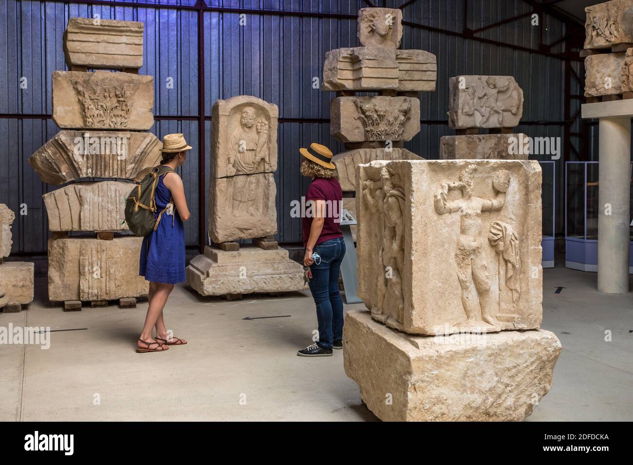 ARCHAEOLOGICAL SITE OF ESCOLIVES SAINTE-CAMILLE, BAS-RELIEF ...