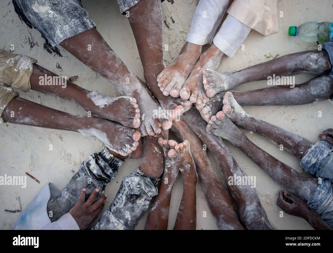 Group human feet diverse hi-res stock photography and images - Alamy