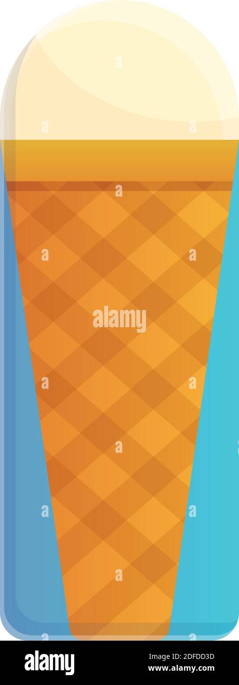 Ice cream tab icon. Cartoon of ice cream tab vector icon for web design ...