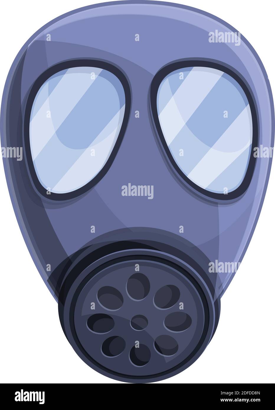 Chemical gas mask icon. Cartoon of chemical gas mask vector icon for ...