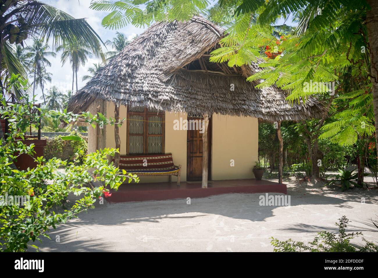 Tropical traditional resort Stock Photo - Alamy