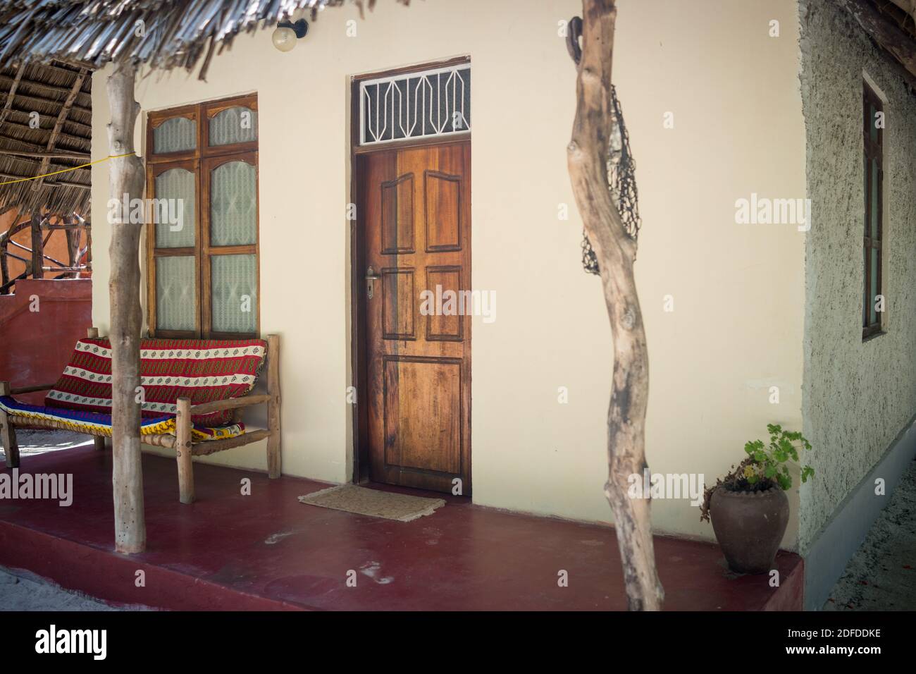 Tropical traditional resort Stock Photo - Alamy