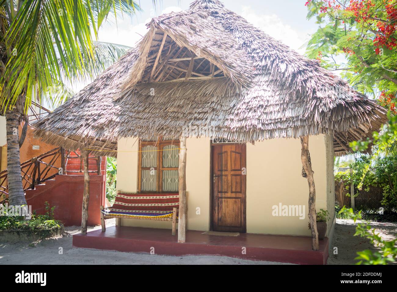 Tropical traditional resort Stock Photo - Alamy