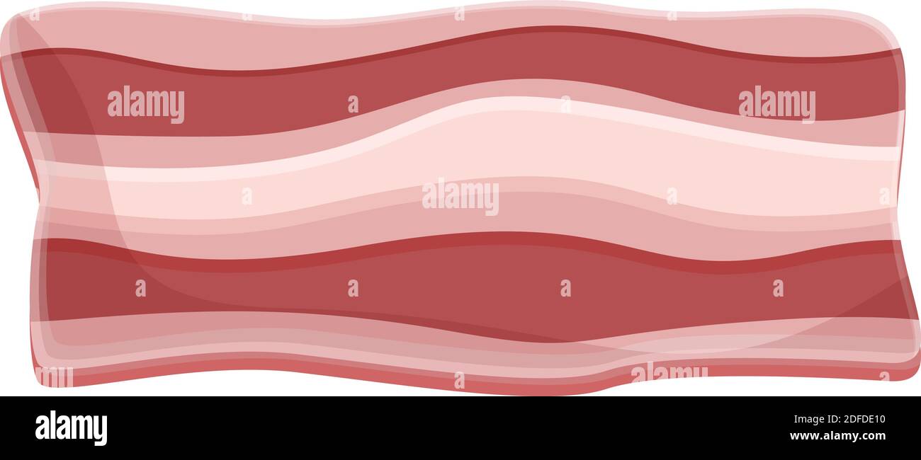 Bacon beef icon. Cartoon of bacon beef vector icon for web design ...