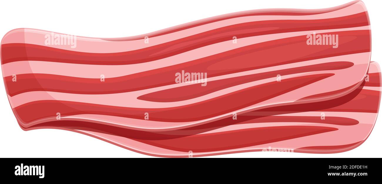 Bacon meet icon. Cartoon of bacon meet vector icon for web design ...