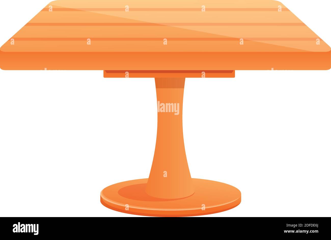 Outdoor table icon. Cartoon of outdoor table vector icon for web design ...
