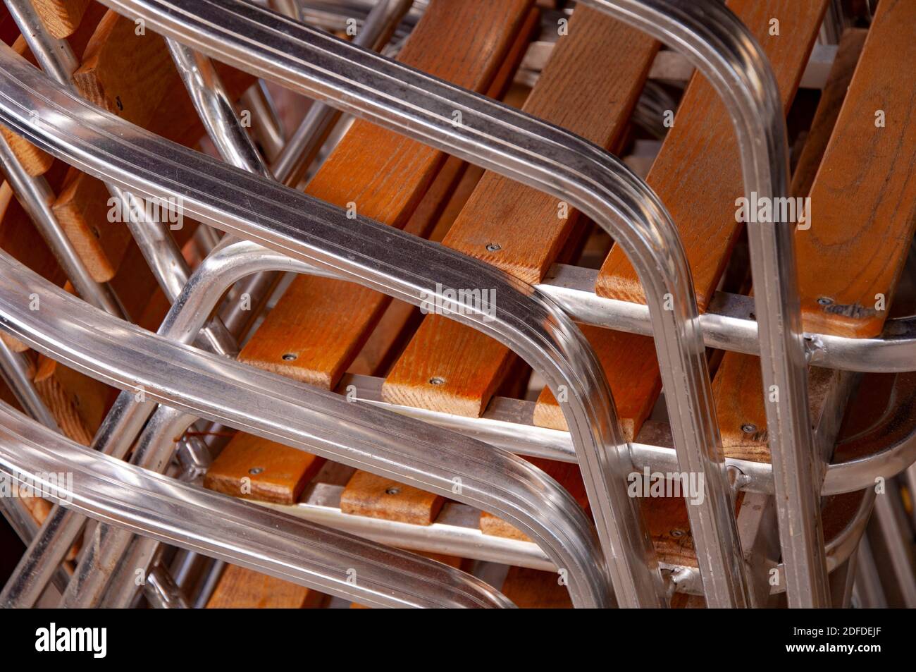 Pile of chairs hi-res stock photography and images - Alamy