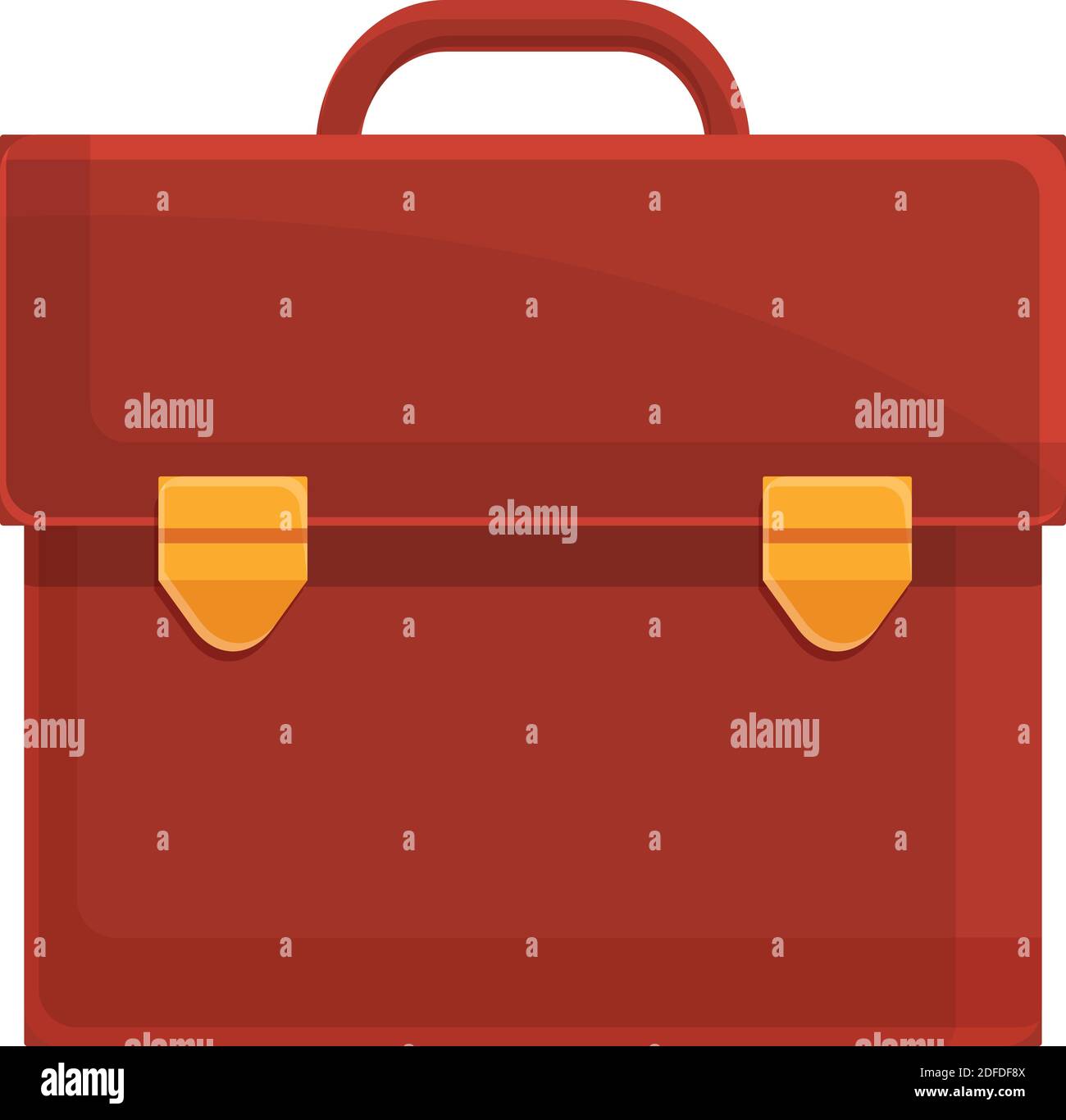 Briefcase icon. Cartoon of briefcase vector icon for web design ...