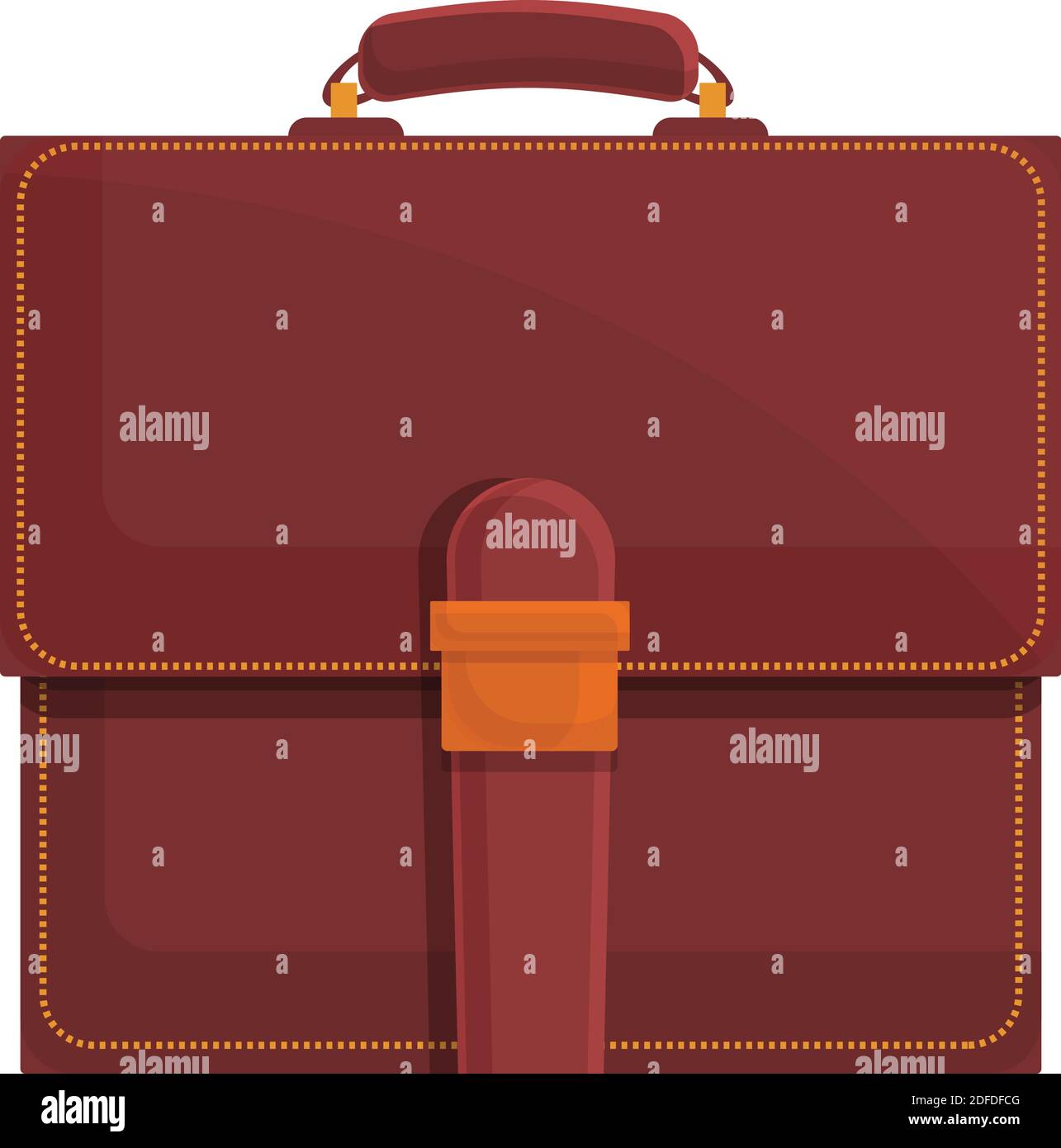 Office briefcase icon. Cartoon of office briefcase vector icon for web ...