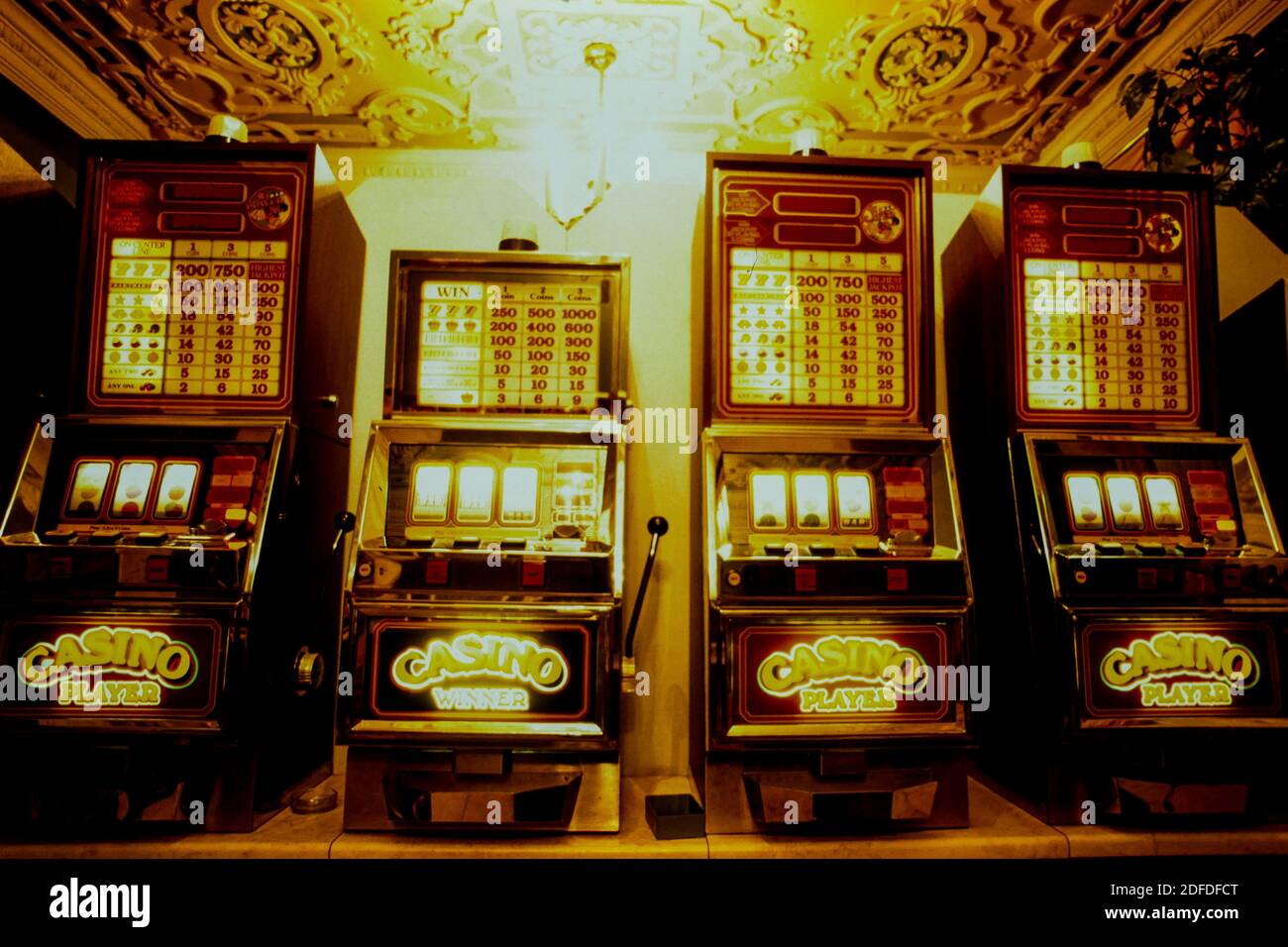 Slot machines, Moscow, CEI, former USSR, 1991 Stock Photo - Alamy