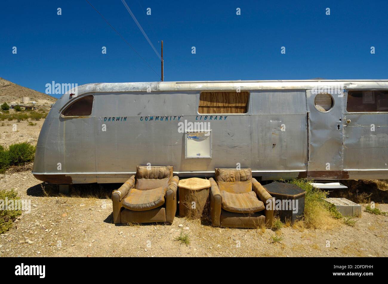 Darwin ghost town, California, USA Stock Photo - Alamy