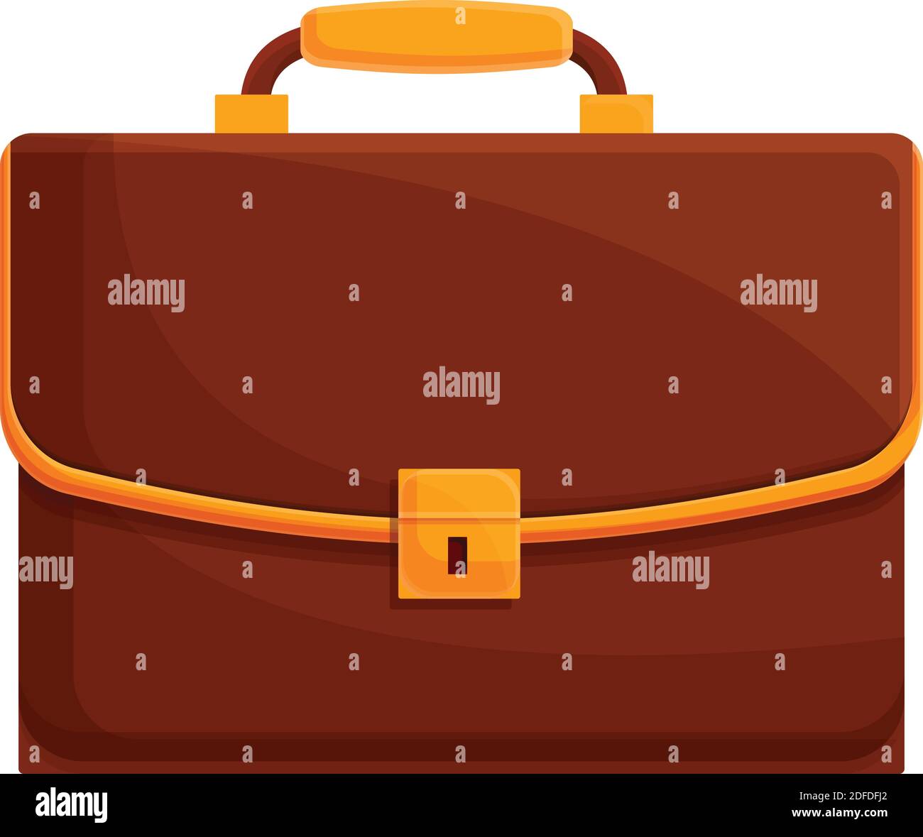 Modern briefcase icon. Cartoon of modern briefcase vector icon for web ...