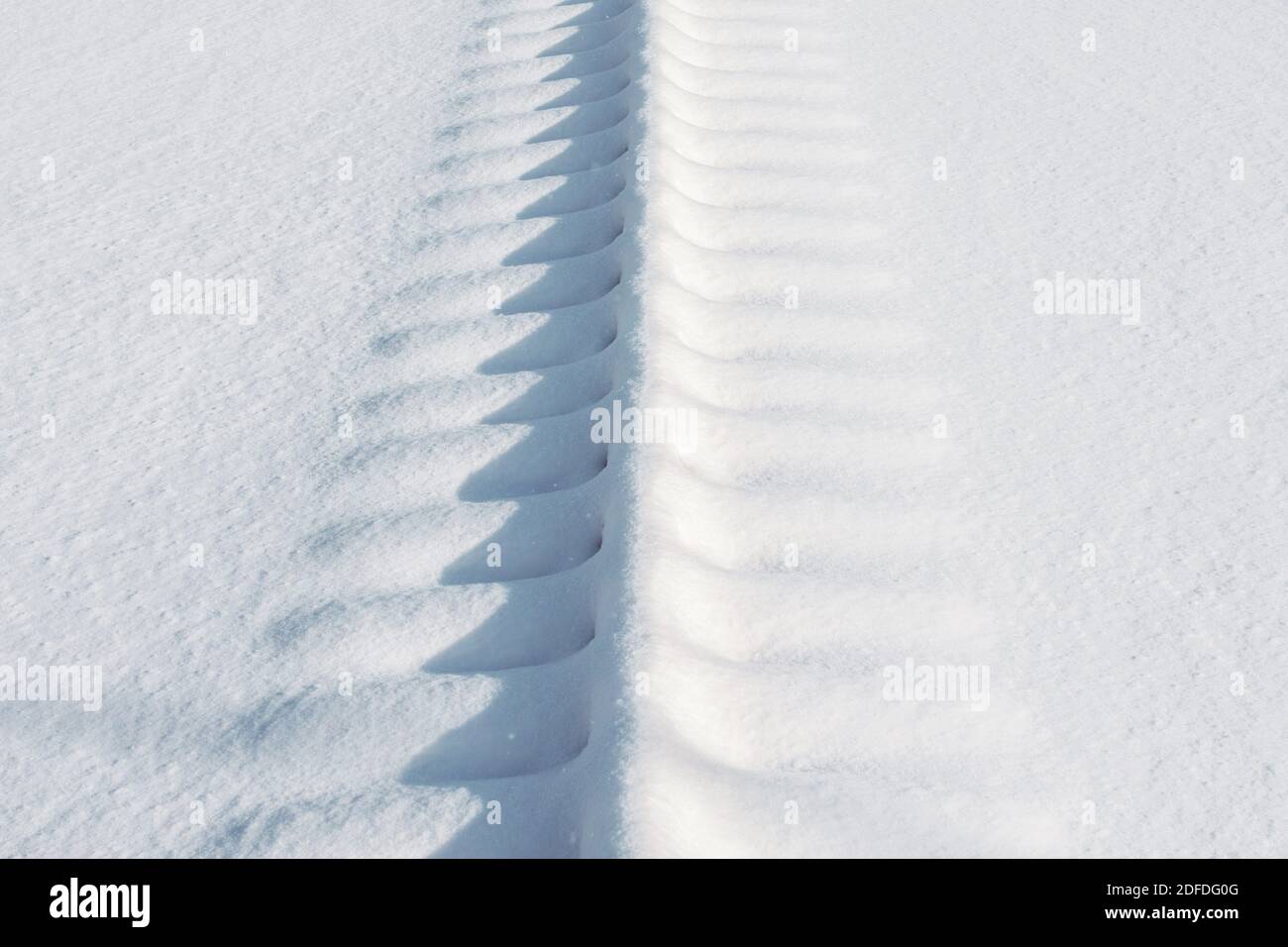 Railway tracks for trains covered with snow Stock Photo - Alamy