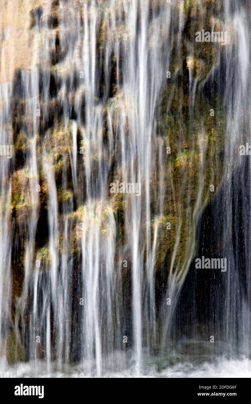 Mylonas waterfall at Kakia Skala, somewhere between Agios Ioannis ...