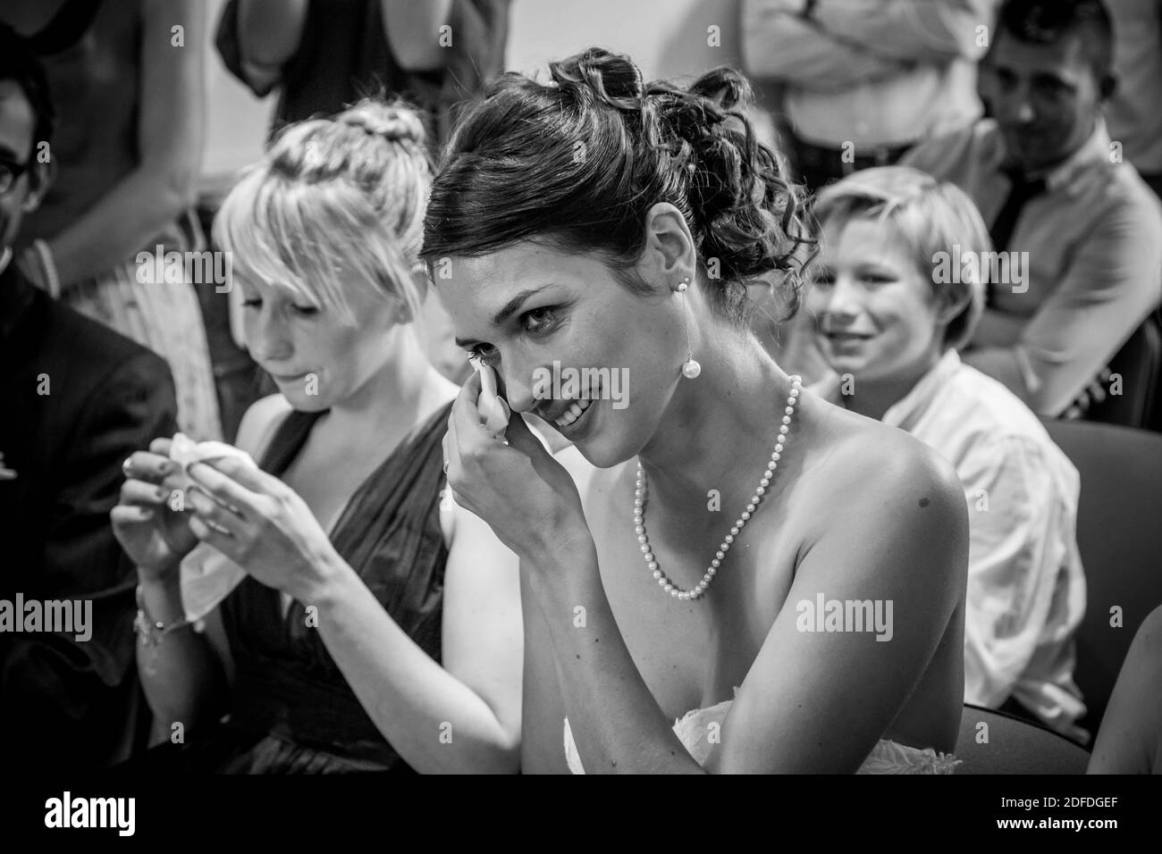 Eye tears woman Black and White Stock Photos & Images - Alamy