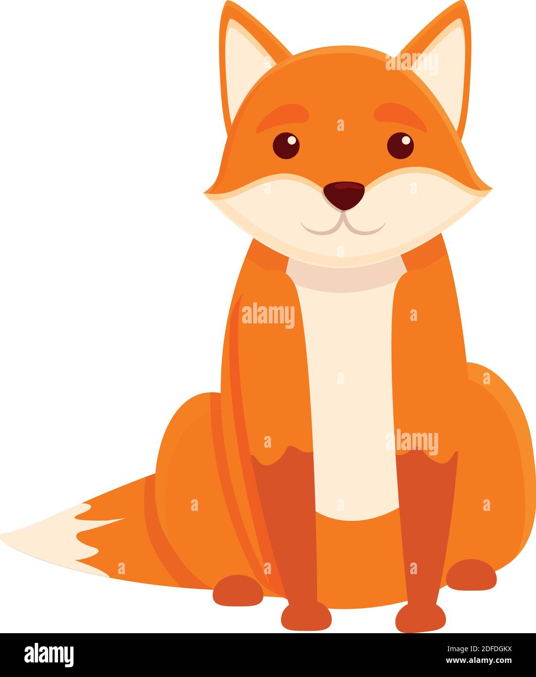 Fox sitting icon. Cartoon of fox sitting vector icon for web design ... Fox sitting icon. Cartoon of fox sitting vector icon for web design ...