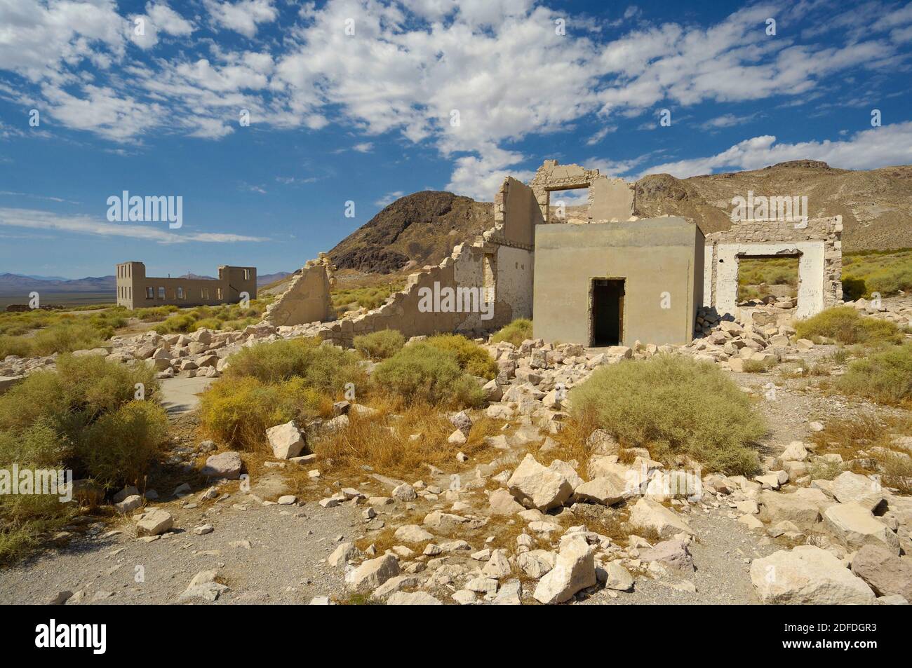 Rhyolite Ghost Town, Nye County, Nevada, USA Stock Photo - Alamy