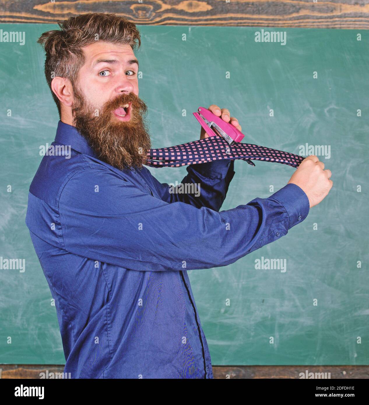 Scruffy teacher hi-res stock photography and images - Alamy