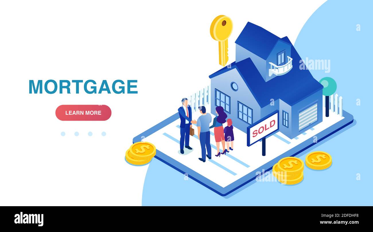 Buying house Stock Vector Images - Alamy