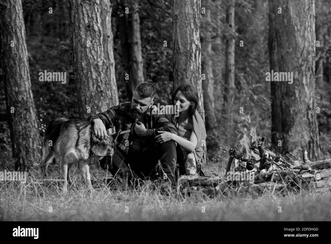 Young female tourist smiling Black and White Stock Photos & Images - Alamy