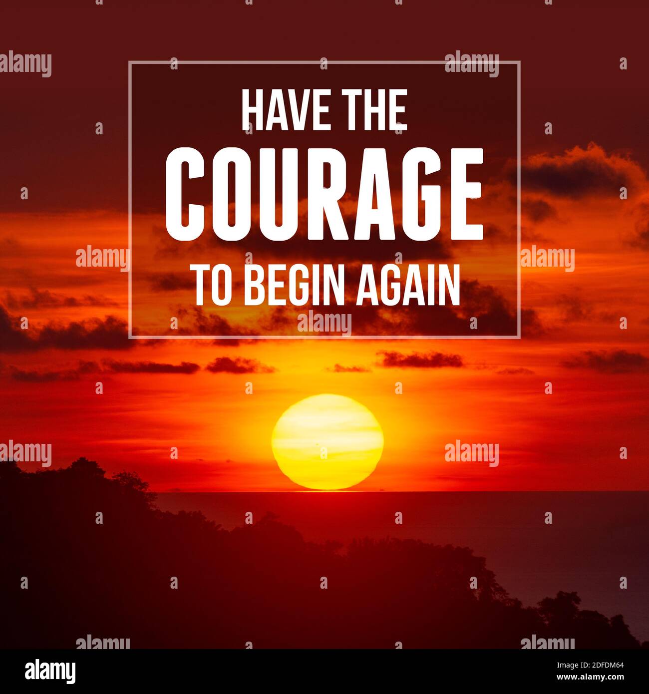 Inspirational quotes sunset hi-res stock photography and images - Alamy