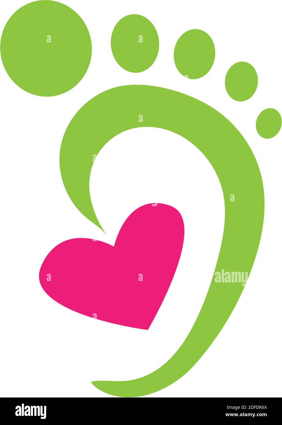 Footsteps logo icon design Stock Vector Image & Art - Alamy